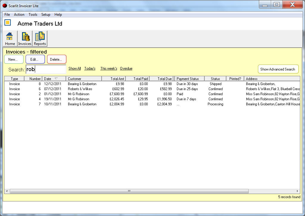 Business Software Program | Invoicing Software